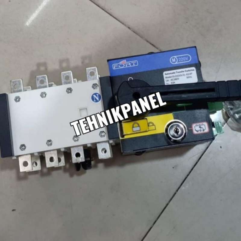 Promo COS MOTORIZED ATS 63A 4POLE CHANGE OVER SWITCH MOTOR PANEL ATyS ...