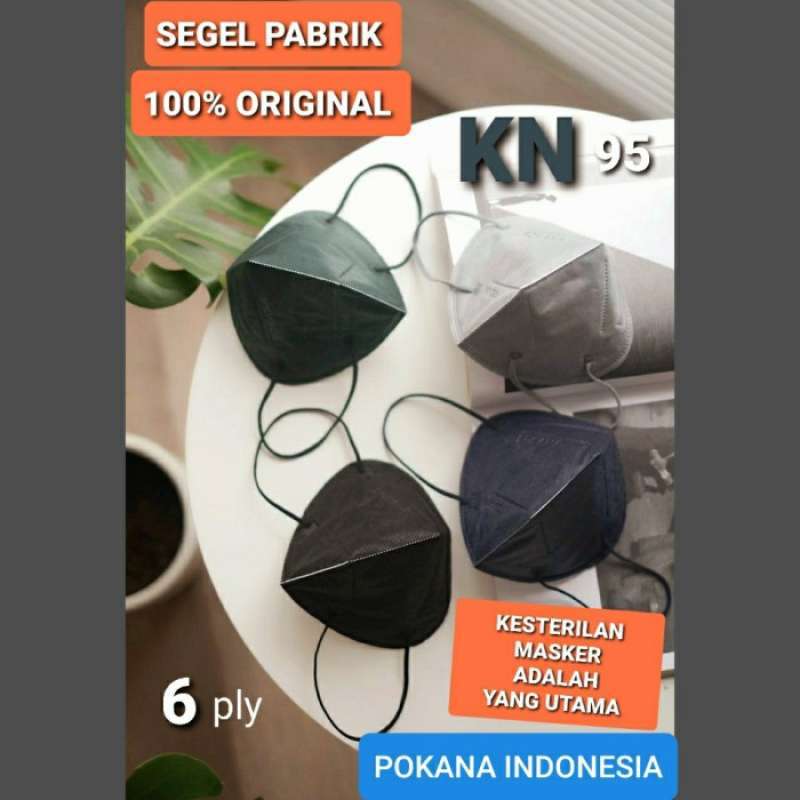 Jual Masker Medis Pokana Kn95 Adult 6 Ply - Box Isi 12 Pcs Di Seller ...