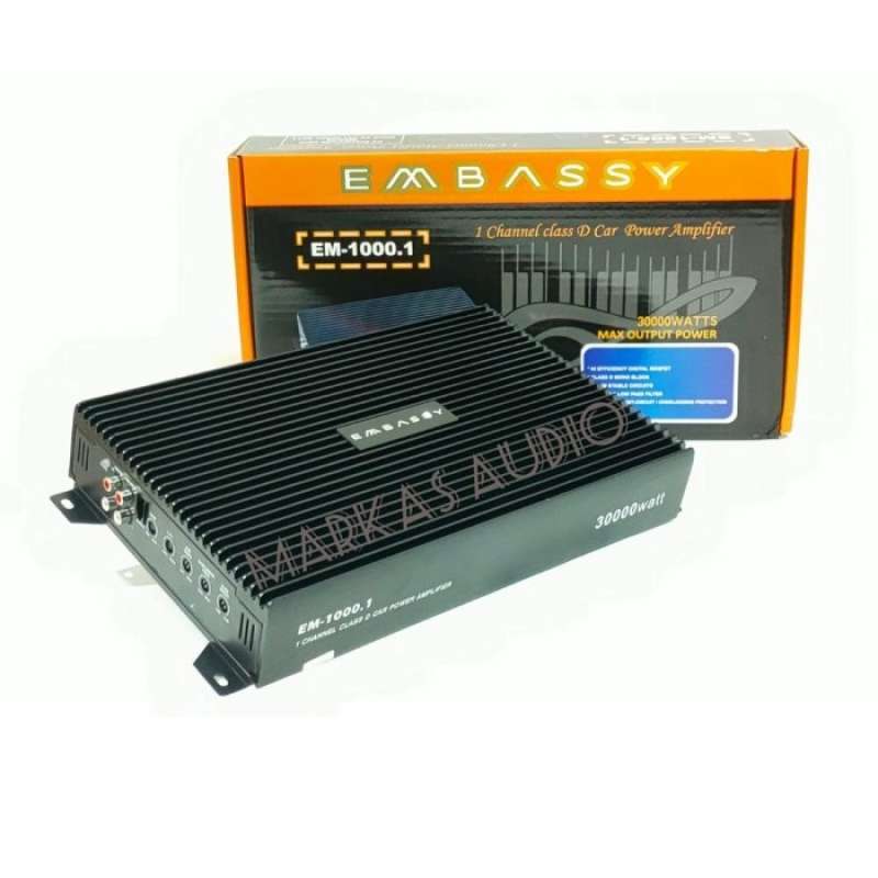 Jual power monoblock Embassy EM-1000.1 di Seller markas audio - Kedoya ...