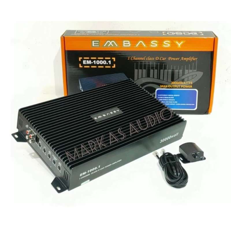 Jual power monoblock Embassy EM-1000.1 di Seller markas audio - Kedoya ...