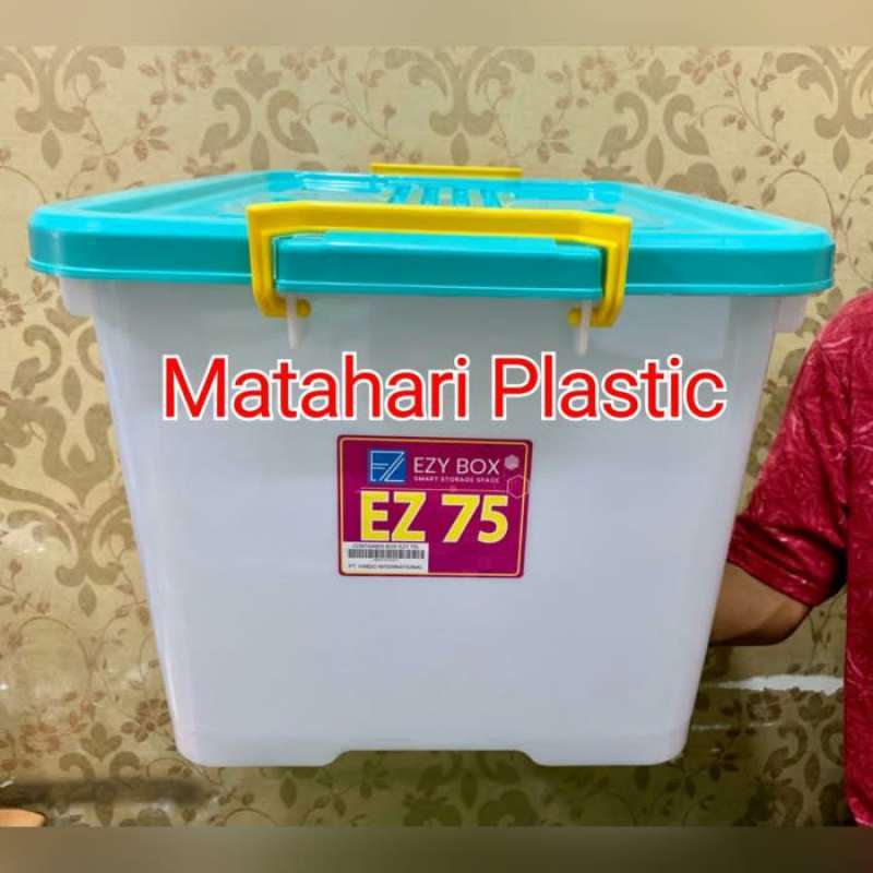 Promo Box Container EZY 75 Liter Kuat Tahan Banting Limited Diskon 13% ...