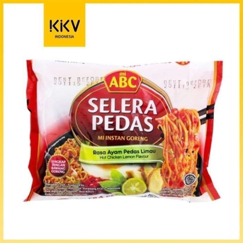 Jual KKV Mie Instan Goreng ABC Selera Pedas Rasa Ayam Pedas Limau 85g ...