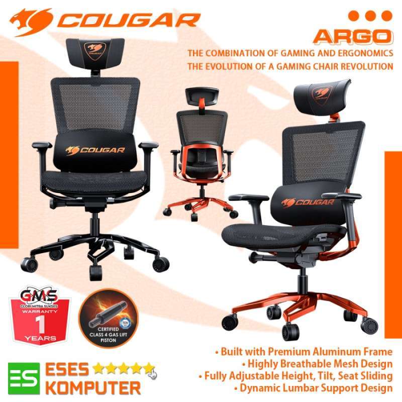 Jual Cougar Argo Ergonomics Gaming Chair | Full Mesh Design | Kursi Gaming Di Seller Eses ...