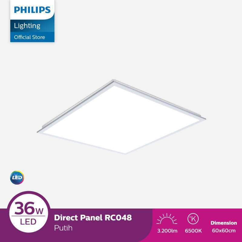 Promo Philips Direct Panel RC048 LED32S/865 36W 6500K Diskon 30% di ...