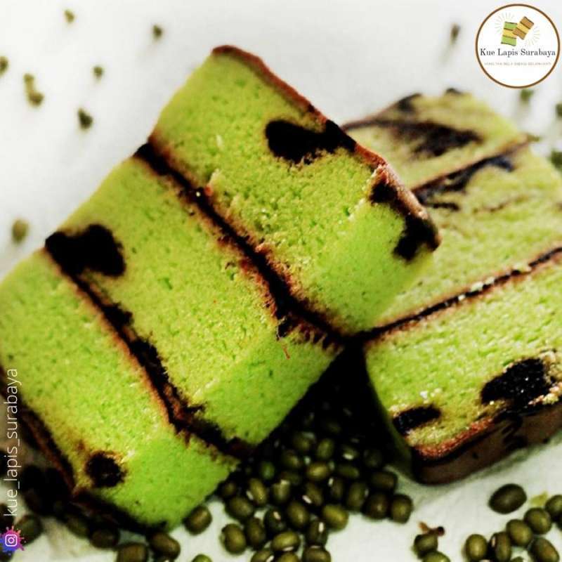 Jual Livana Spikoe Batik Pandan Kue Lapis Legit Surabaya 22x6 Cm Dengan ...