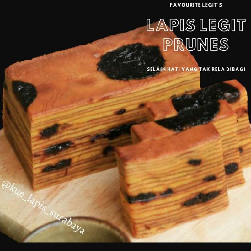 Jual Lapis Legit Prunes Premium Surabaya Wisman Moist Halal Tanpa ...