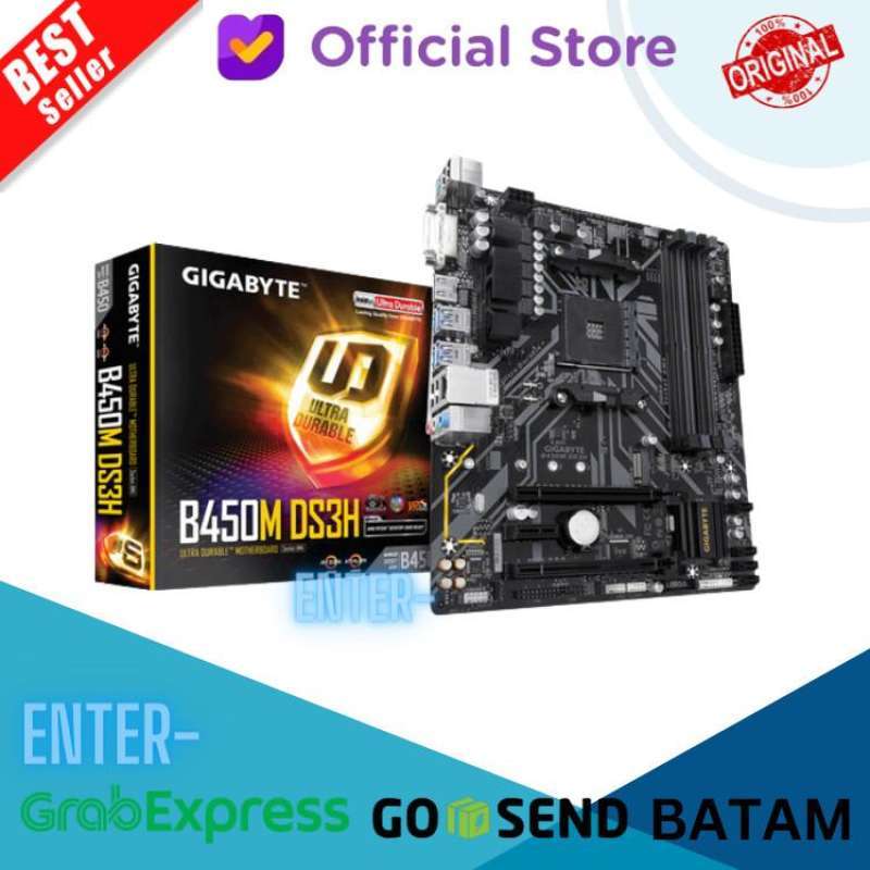 Jual MOTHERBOARD AMD GIGABYTE B450M-DS3H AM4 di Seller Micro Computer - Kota Batam, Kepulauan ...
