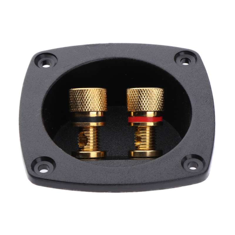 Promo Round Copper 2-Way Sound Speaker Junction Box Dual Terminal ...