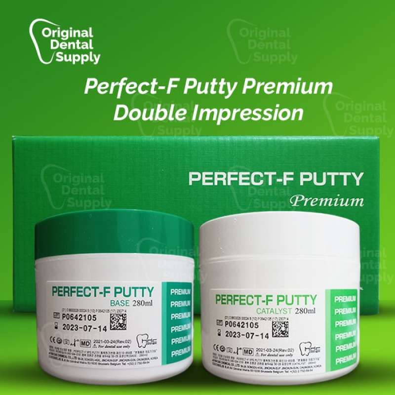 Jual Dental Putty Perfect F Premium Double Impression Bahan Cetak Putty ...
