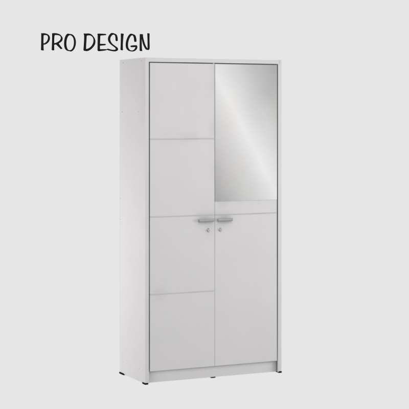 Promo Pro Design Volta Lemari Pakaian 2 Pintu - White Diskon 36% di ...