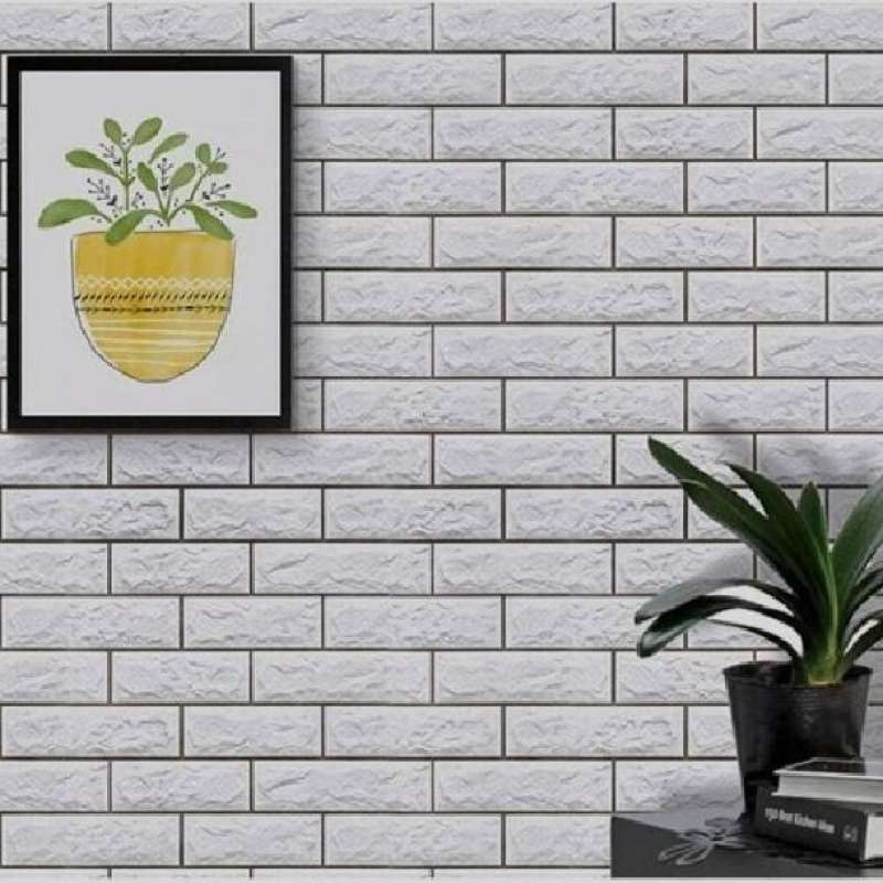 Promo Wallpaper Dekorasi Dinding Kamar Ruang Tamu Motif Batu Bata ...