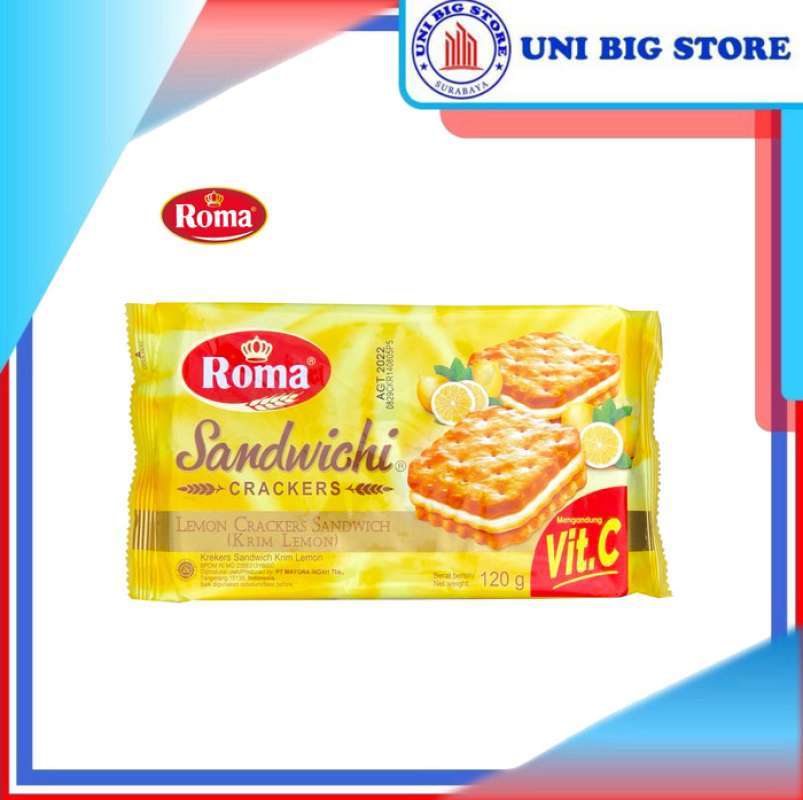 Jual Roma Sandwich Lemon Harga Mei 2024 | Blibli Jual Roma Sandwich Lemon Harga Mei 2024 | Blibli