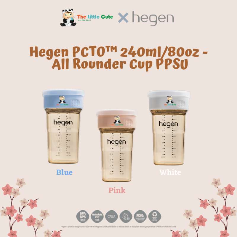 Jual Hegen PCTO™ 240ml/8oz All-Rounder Cup PPSU di Seller The Little Cute Official Store - The ...