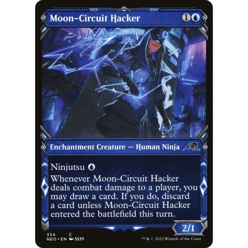 Jual Kartu Mtg - Moon-circuit Hacker (showcase) - Neo - Common - En ...