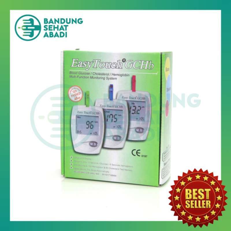 Jual Alat Tes Cek Gchb Easy Touch 3 In 1 Gula Darah Kolestrol ...