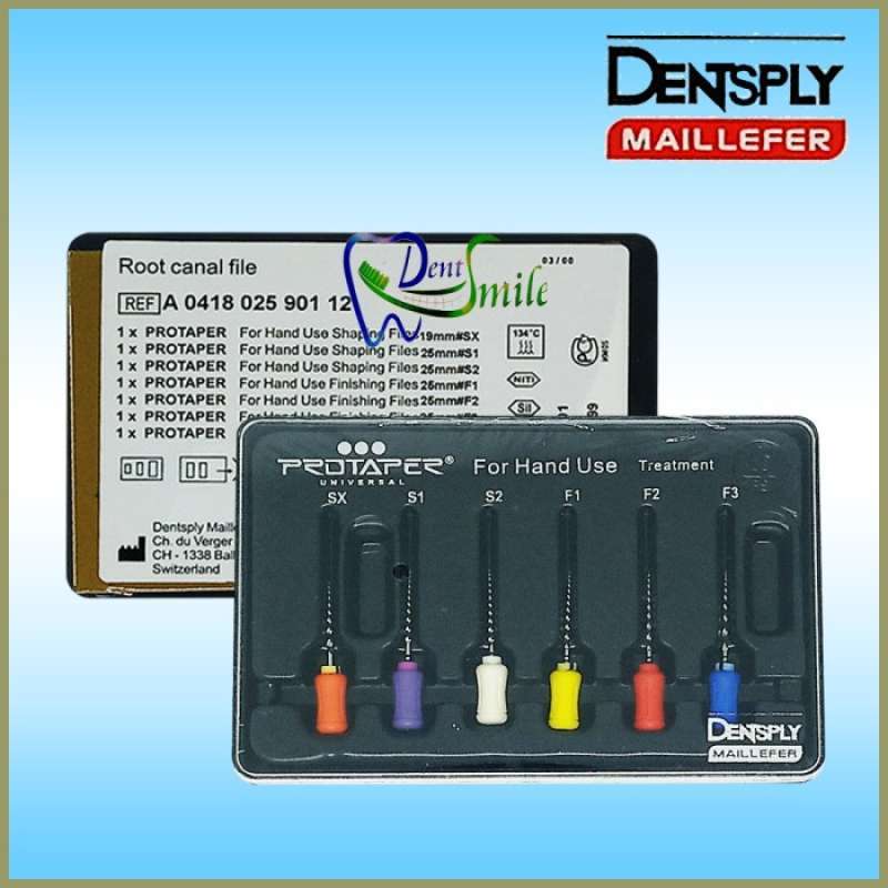Jual JARUM ENDO PROTAPER DENSPLY UNIVERSAL HAND USE ASSORTED 21MM DAN 25MM di Seller Nur Nur ...