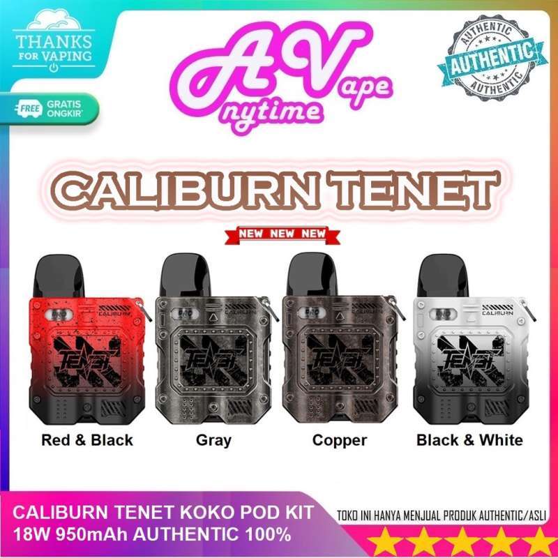 Jual Caliburn Tenet Koko Pod Kit 18W 950mAh Authentic di Seller ...