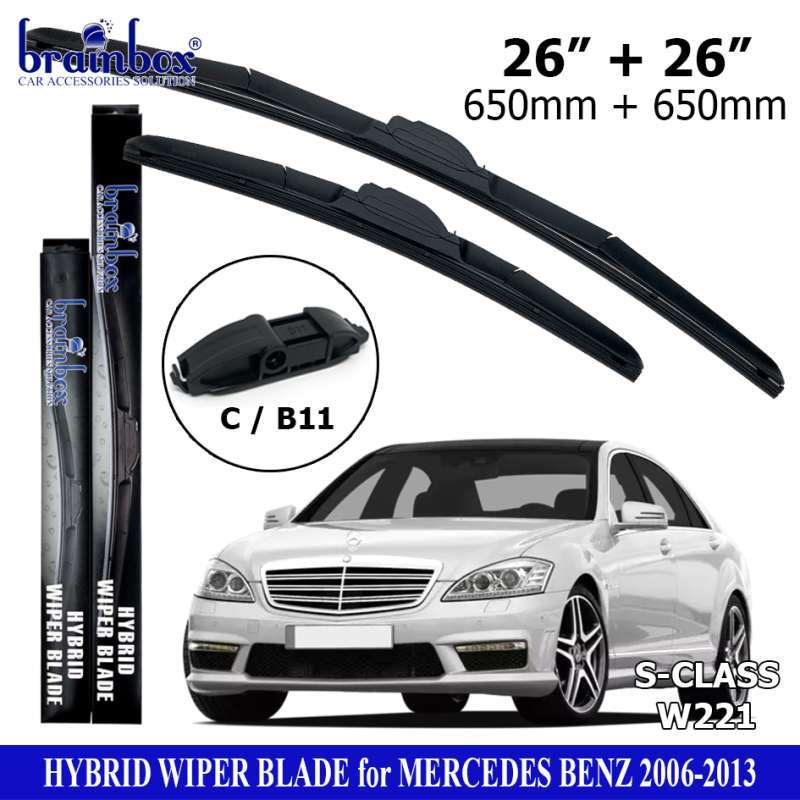Promo High Quality Brainbox Hybrid Wiper Mobil Mercedes Benz W221 ...