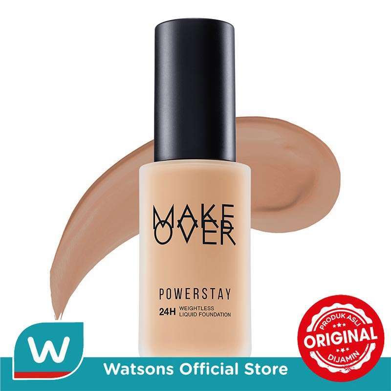 Promo MAKE OVER Powerstay Weightless Liquid Foundation N50 Tan 33ml ...