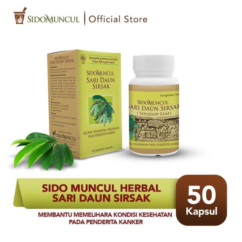 Jual Sido Muncul Sari Daun Sirsak 50k - Membantu Memelihara Kondisi ...