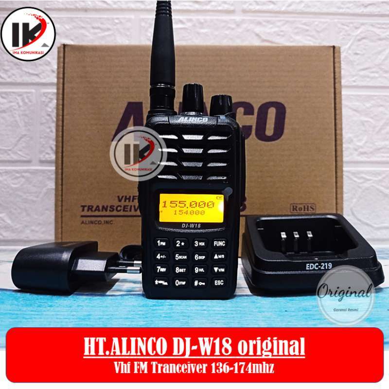 Jual HT Alinco DJ W18 / Alinco W18 / HT VHF Original di Seller IMA COMMUNICATION - Glodok, Kota ...