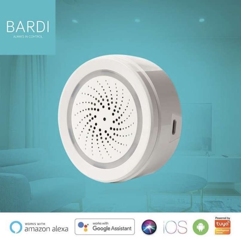 Promo Bardi Siren Alarm Wifi Android Ios - Sirene Alarm Smart Home ...