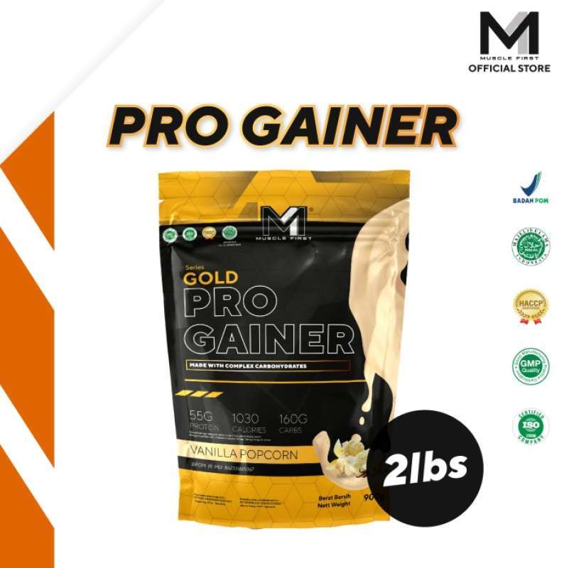 Jual Muscle First Gold Pro Mass Gainer 2lbs Serious Mass Halal ...
