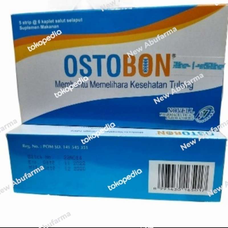 Jual Ostobon Box @30 Kaplet , Memelihara Kesehatan Tulang Di Seller Nur ...