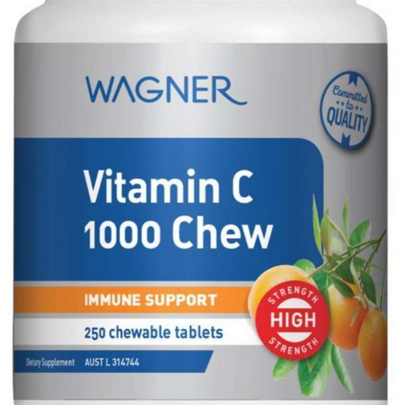 Jual Wagner Vitamin C 1000 Chewable 250 Tablets Di Seller Nur Nur Toko ...