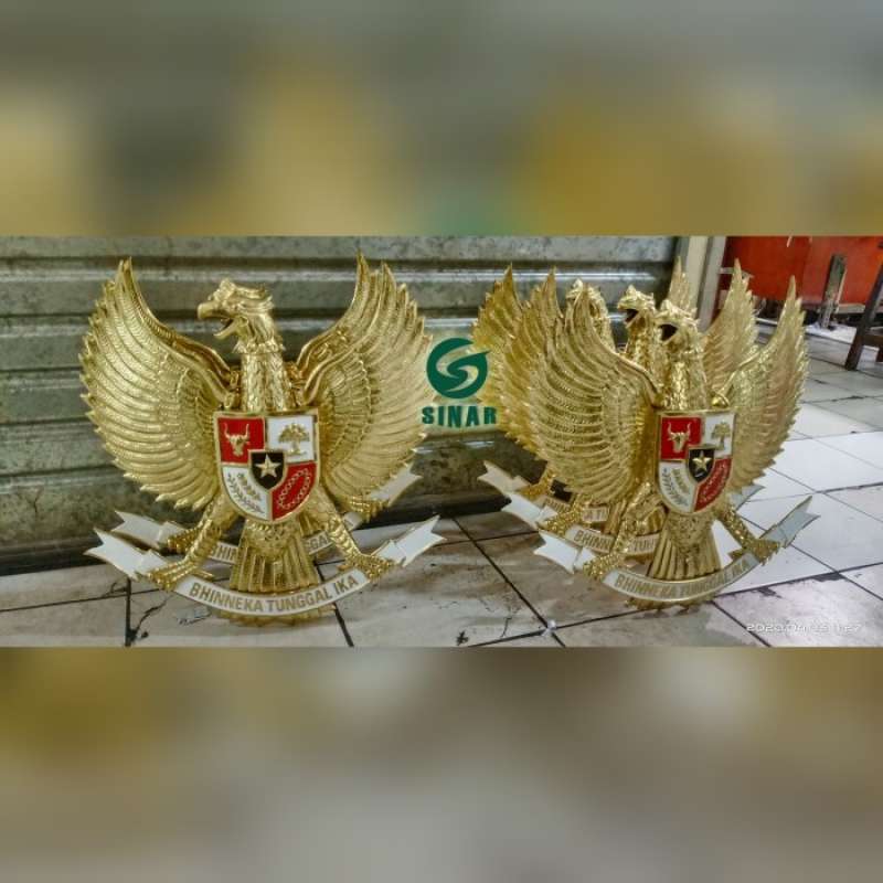 Jual Lambang Garuda Pancasila Kuningan Ukuran 40cm Di Seller Paperindo ...