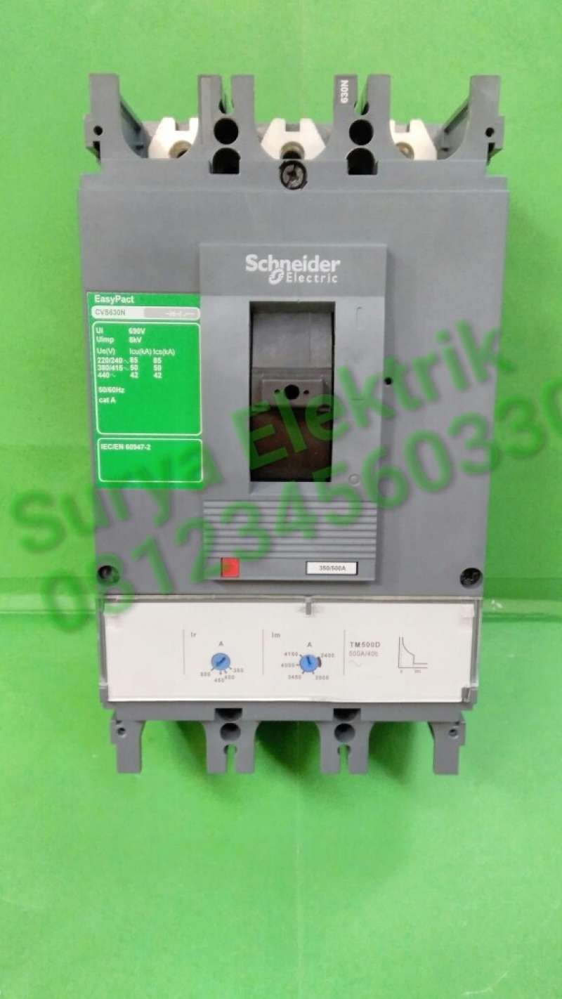 Promo Schneider Mccb Breaker Nfb Cvs400F 3 Phase 3 Pole 320A 320 A ...