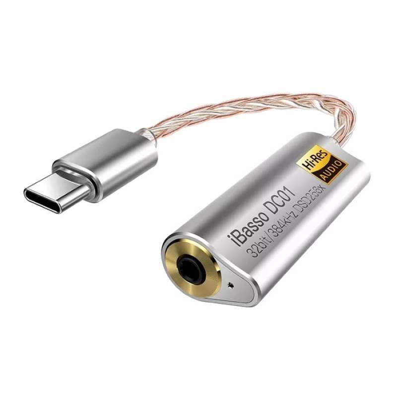 Jual Ibasso DC01 DAC USB Dongle Type C Hi Res 32Bit/384kHz DSD 256x AMP ...
