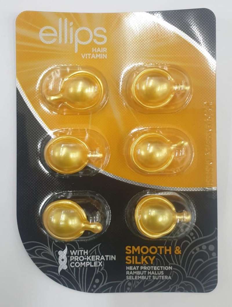 Jual Ellips Smooth & Silky Hair Vitamin di Seller Delima Mart-MBG ...