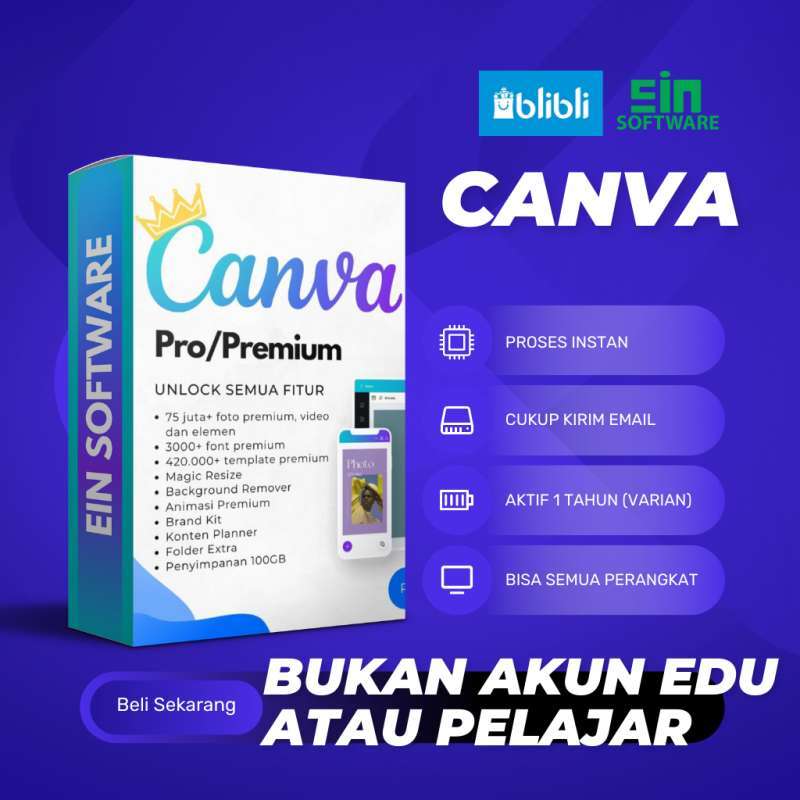 Promo CANVA PREMIUM LIFETIME FULL GARANSI terbaik original Diskon 12% di Seller SEIN SOFTWARE ...
