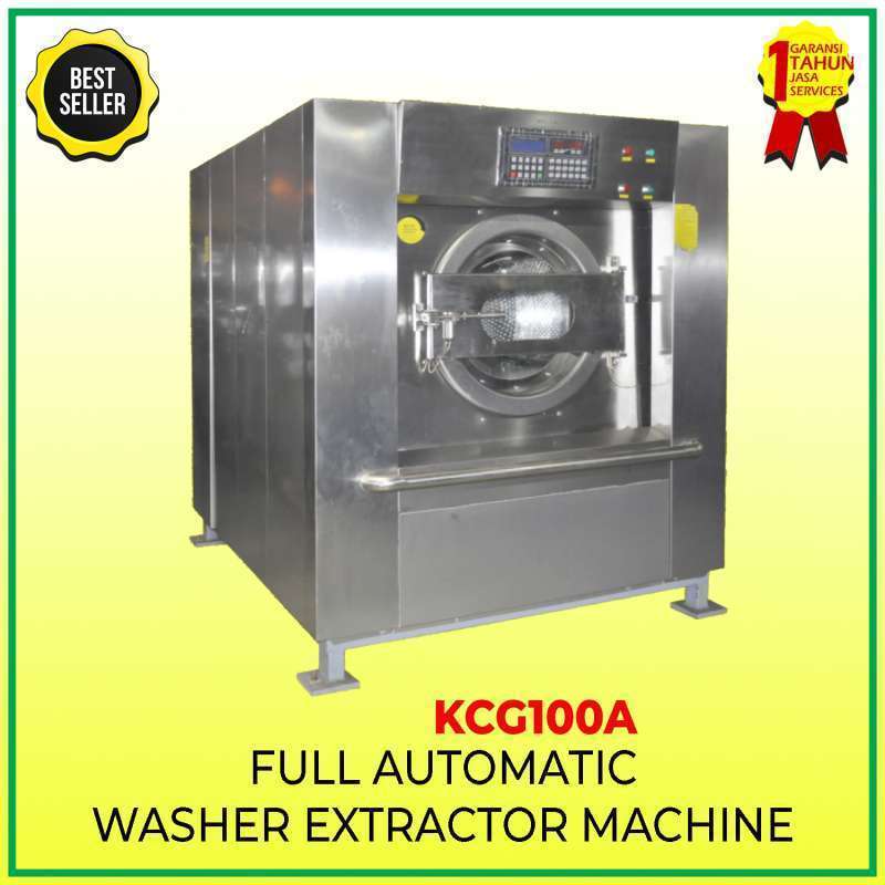Jual Mesin Cuci & Pengering Pakaian Otomatis Washer Extractor 100kg ...