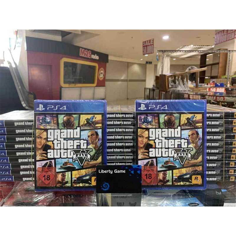 Jual PS4 GTA V / GTA 5 / GTA5 / Grand Theft Auto V (Reg 2/Eur/English ...