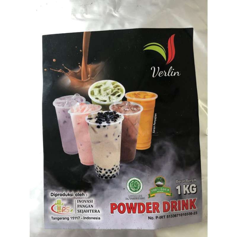 Jual Verlin Powder Drink 1 kg Banana / Minuman Bubuk Serbuk Rasa Pisang ...
