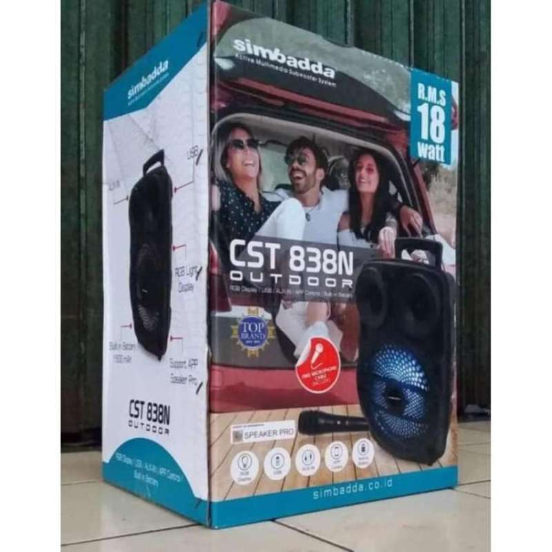Jual Speaker Simbadda Cst 838n Karaoke Fm Radio Bluetooth Usb ...