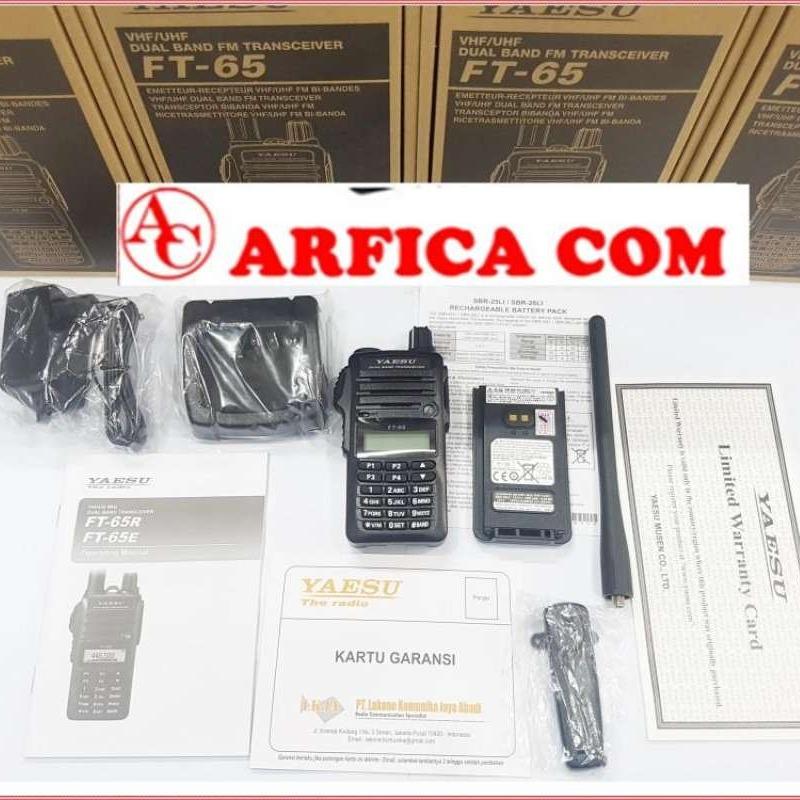 Jual Yaesu Ft-65 Dual Band Ht Yaesu Ft 65 Ft65 Original Garansi Resmi ...