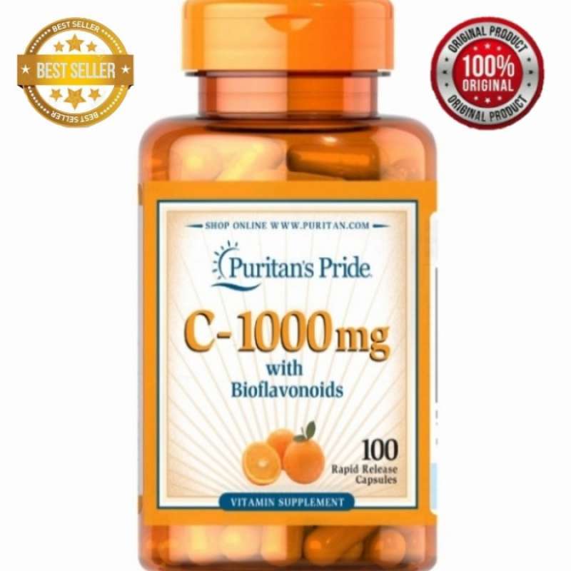Promo puritans pride vitamin c 1000mg bioflavanoids 100 capsul Diskon ...