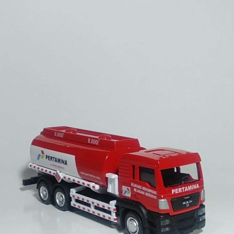 Jual Diecast Miniatur Truck Tanki Scania Custom Pertamina Merah Skala 1 ...