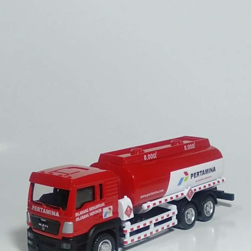 Jual Diecast Miniatur Truck Tanki Scania Custom Pertamina Merah Skala 1 ...
