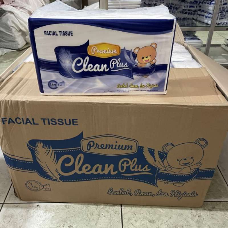 Promo 1 Dus(Gojek/Grab) Clean Plus / CleanPlus Facial tissue 1 kg kayak ...