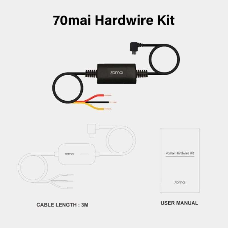 Promo 70mai Dashcam Hardwire Kit 24 Hours Parking Monitoring - UP02 ...