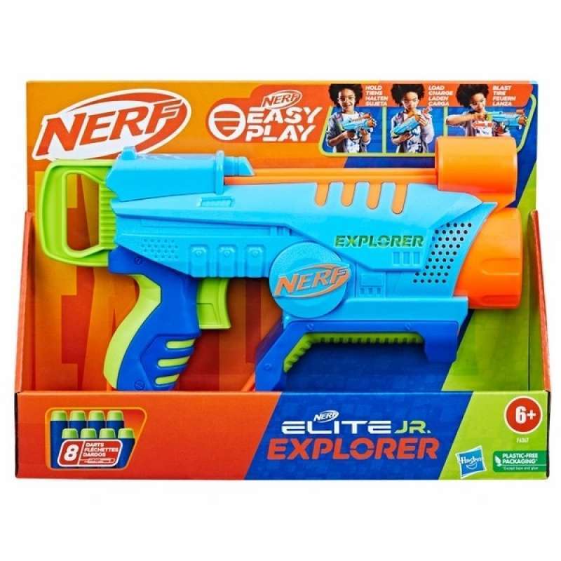Promo NERF Elite Junior Jr Explorer Blaster Diskon 23% di Seller Marci ...