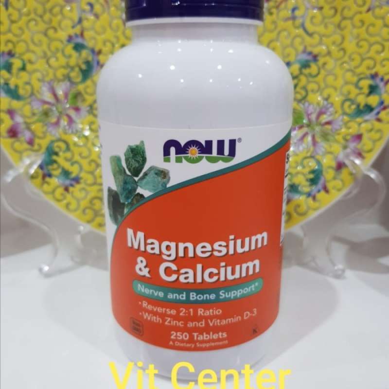 Jual Now Magnesium & Calsium Nerve & Bone Support With Zinc @ D3 250 ...