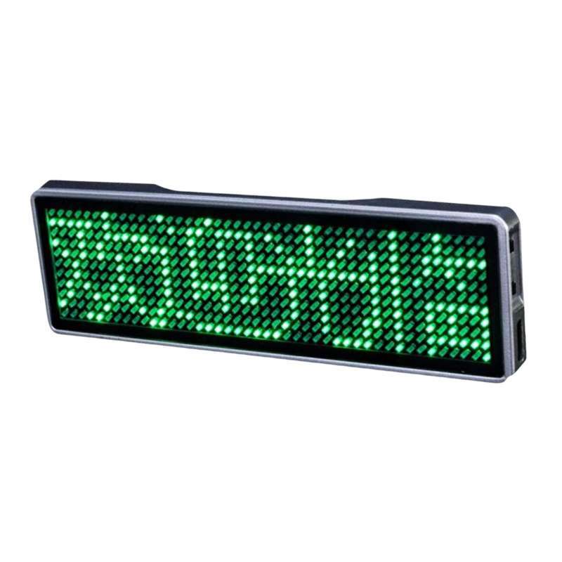 Promo LED sign Signage LED Name Message Tag Matrix Display for Store ...
