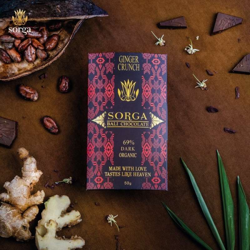 Promo Cokelat SORGA CHOCOLATE GINGER CRUNCH Diskon 22% di Seller Raja ...