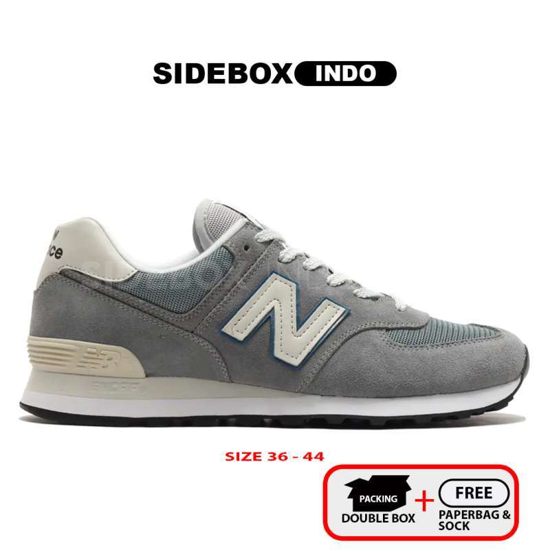 Promo Sepatu Sneakers New Balance 574 Steel Grey Original 100%Bnib ...