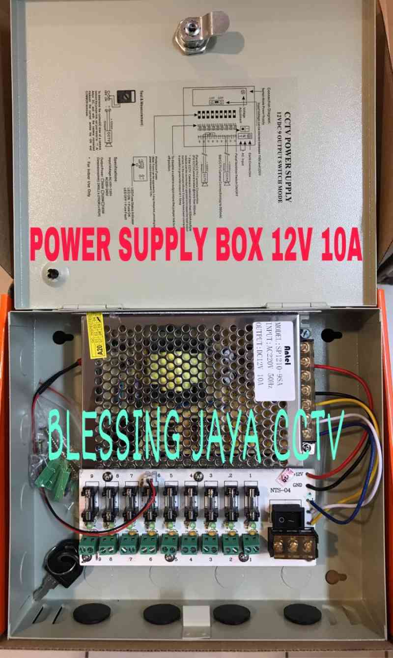 Promo Power Supply Box 12v 10a Body Besi Metal Adaptor 12v 10a Bok ...